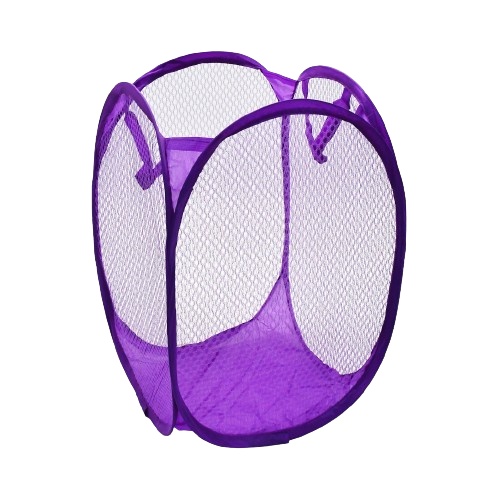 Foldable Mesh Laundry Net Basket / Storage Basket (30cm x 30cm x 40cm ...