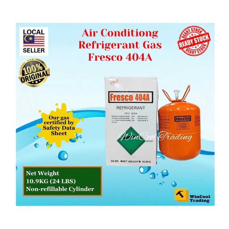 FRESCO Refrigerant gas for air-conditioning/ Gas untuk aircond -Gas ...