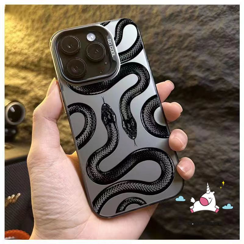 Creative Dark Snake Trendy Brand Luxury Plating Metal Lens Casing ...