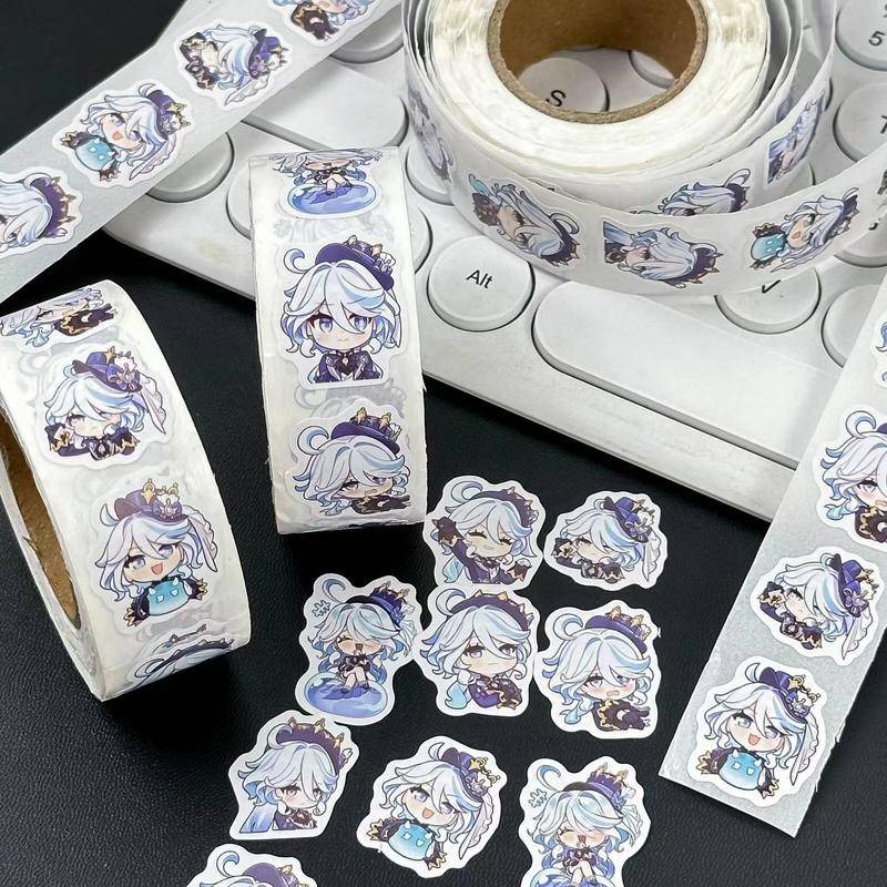 500Pcs/Pack Game Cartoon Genshin Impact Focalors Furina Anime Theme ...