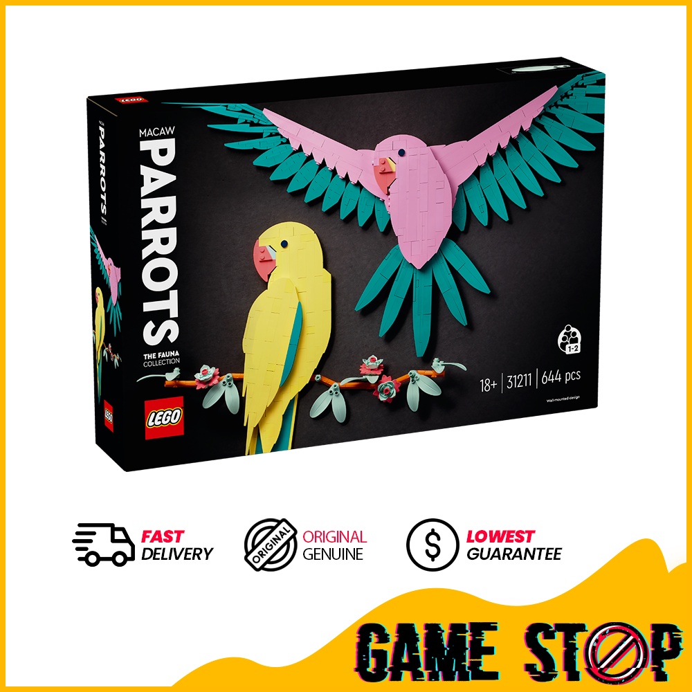 LEGO 31211 The Fauna Collection - Macaw Parrots | Shopee Malaysia
