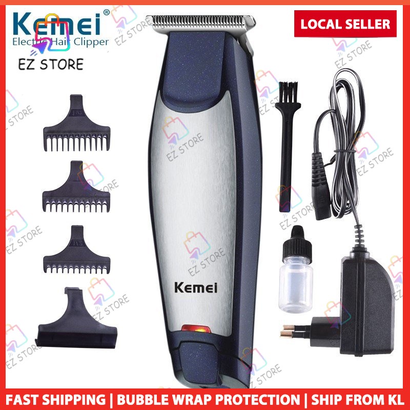 Kemei KM-5021 KM5021 KM 5021 T-Shape Wide Blade USB Cordless Hair Trimmer Detailer Hair Clipper ...