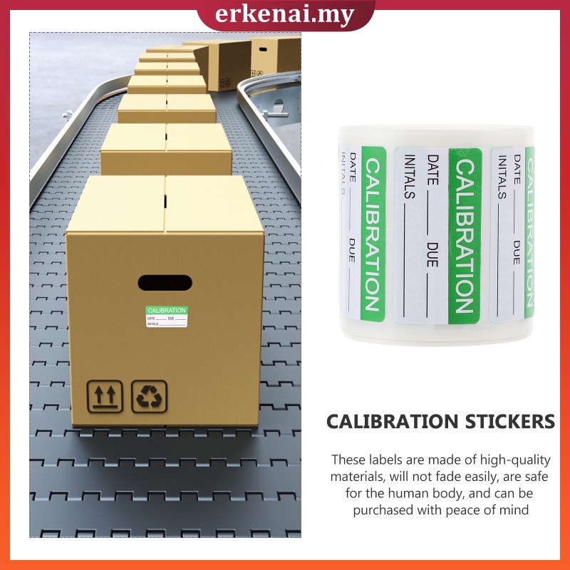 [Ready Stock] 1Roll Self-adhesive Calibration Stickers Marker Round ...