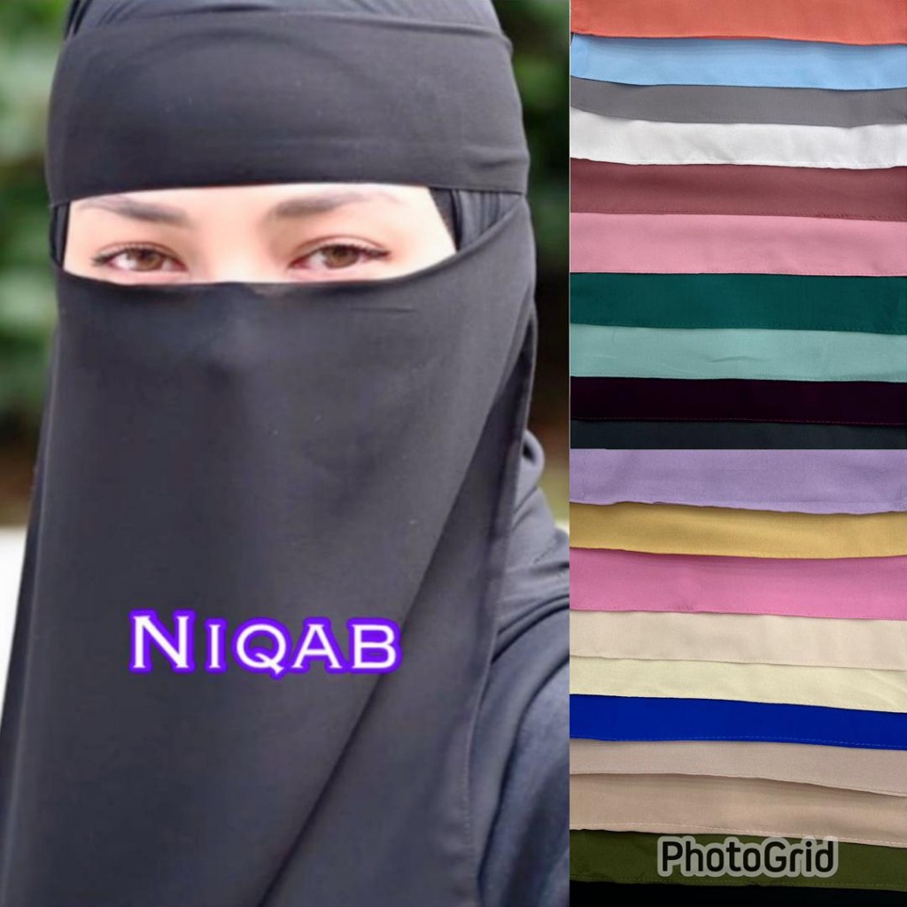 Niqab Purdah Muslimah || Viral NIQAB NINJA ALA NEELOFA | Shopee Malaysia