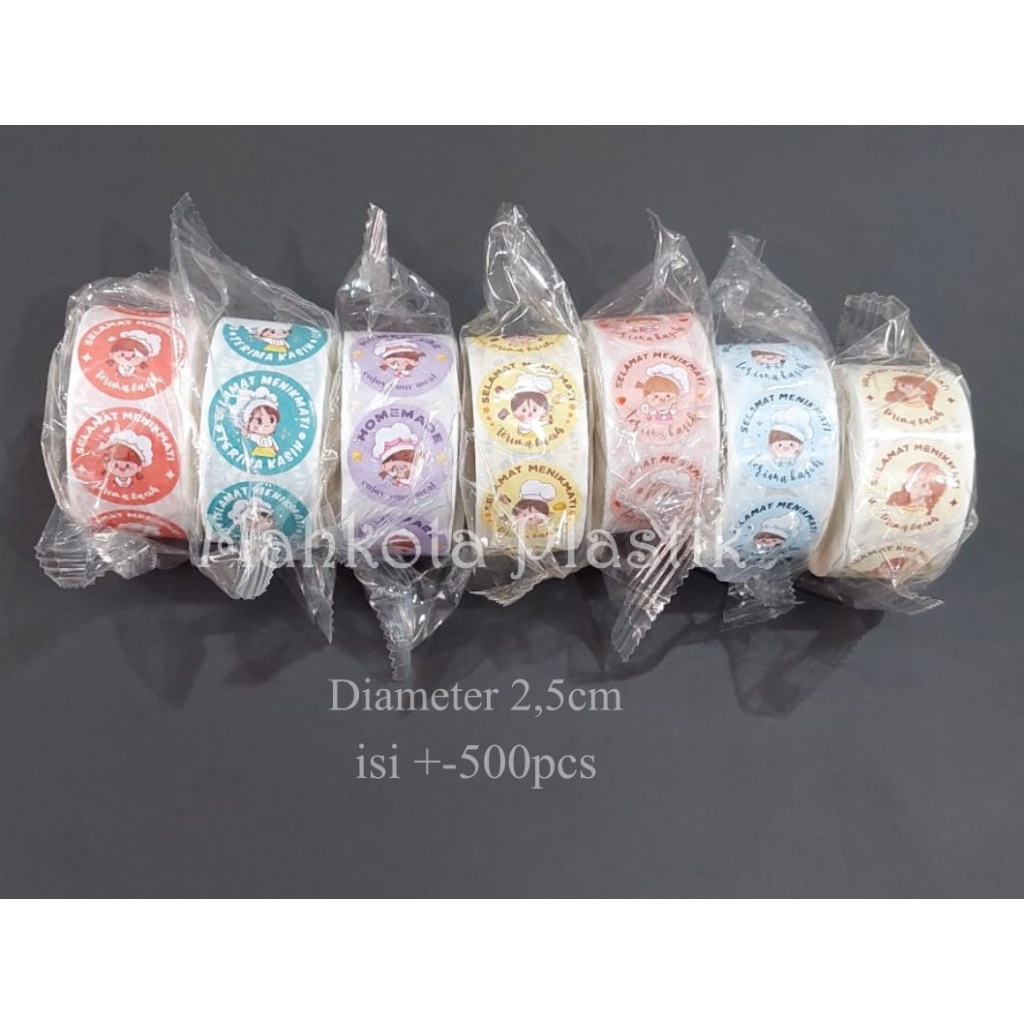 Sticker Enjoy 2.5cm Contents 500pcs | Shopee Malaysia