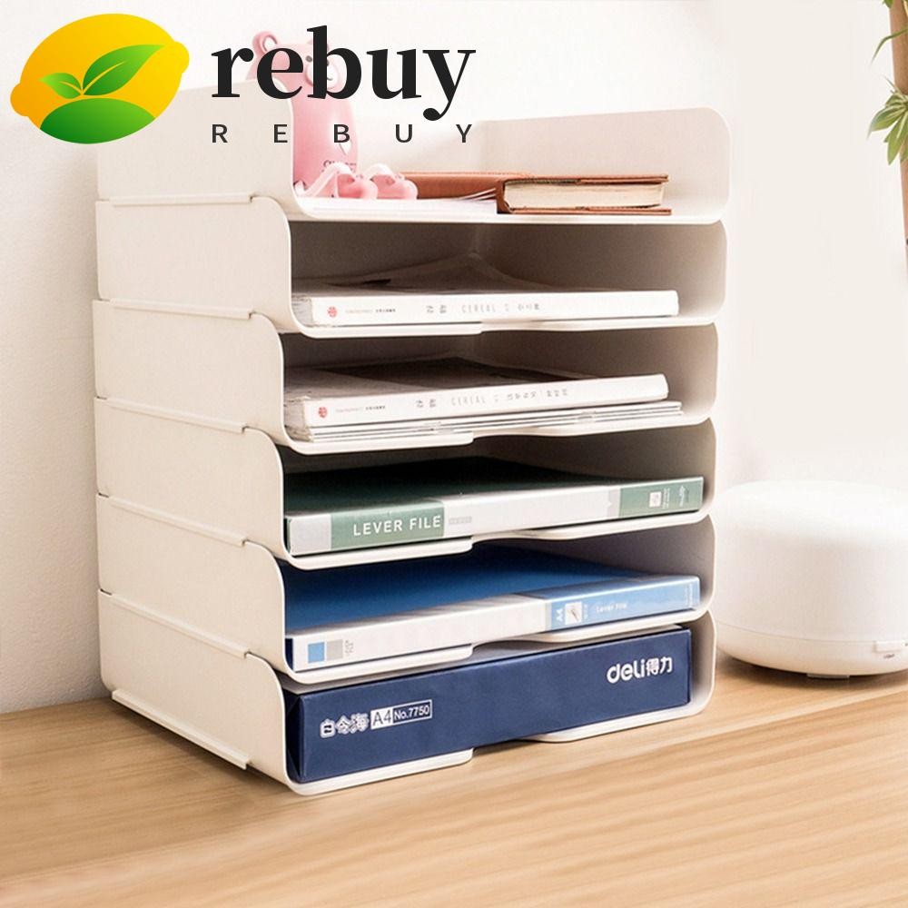 REBUY 1 Pcs A4 File Storage Tray, Desktop Organizer File Organizer ...