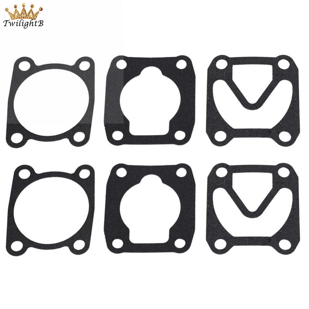 Air Compressor Cylinder Head Base Valve Plate Gaskets Washers 6Pcs Set ...