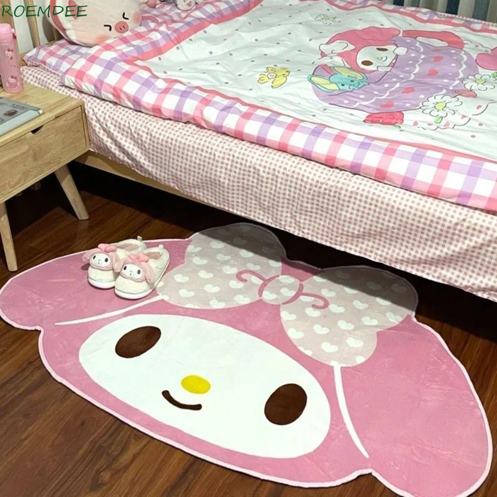 ROEMDEE Floor Mat, Soft Cute Cartoon Melody Carpet, Kawaii Thicker ...