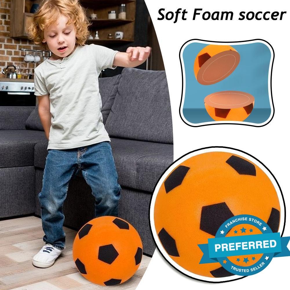 Soft Foam Soccer Sponge Balls For Kids Indoor Silent Soccer Q9b2 ...