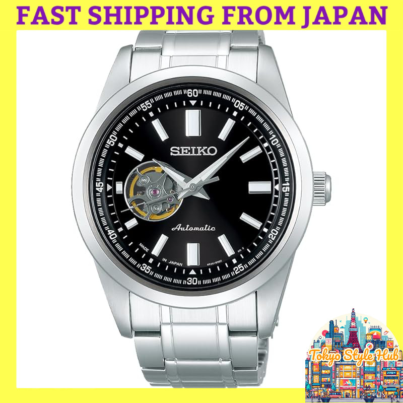 Seiko Selection Mechanical Automatic Watch for Men - Open Heart with ...