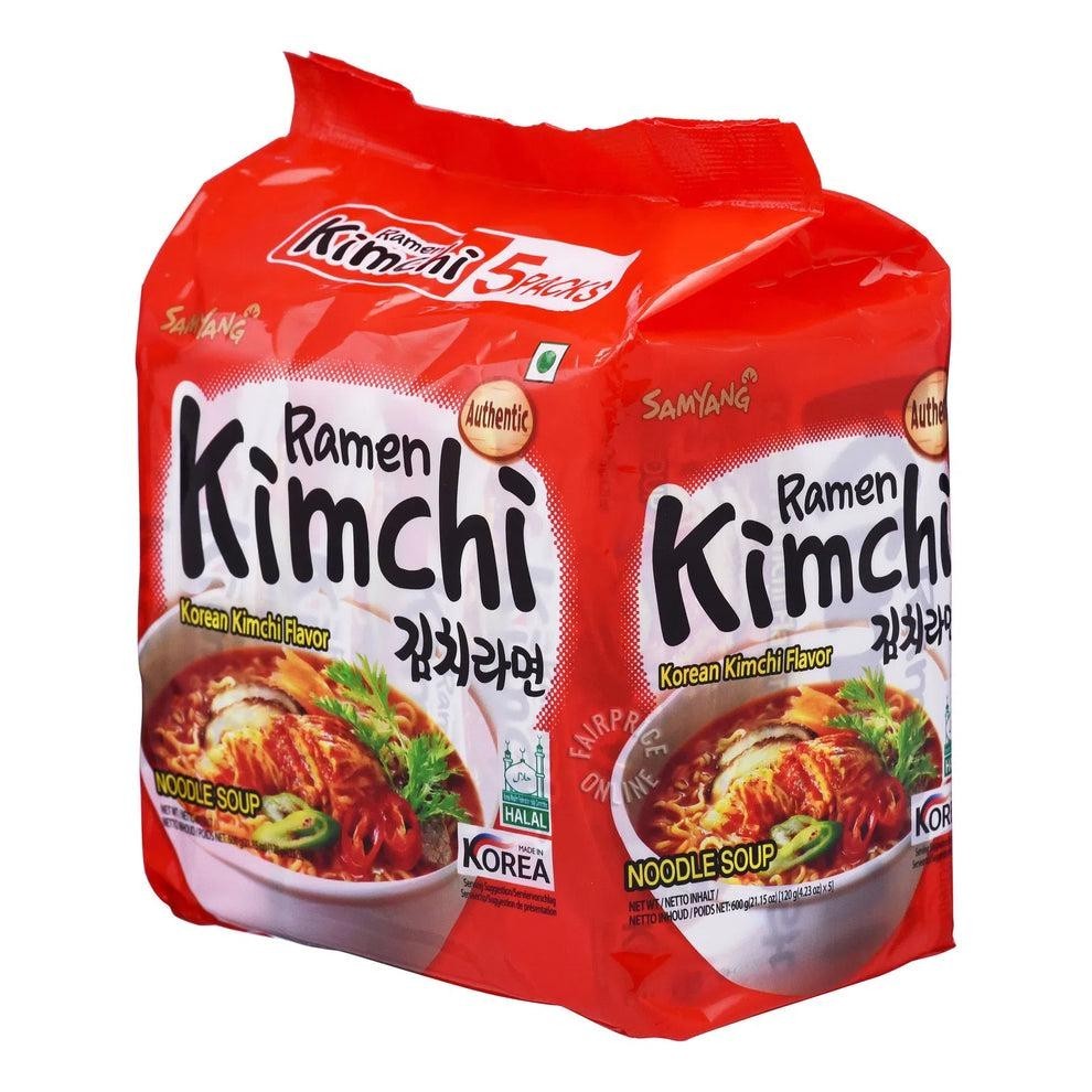 Halal Samyang Kimchi Ramen (120g x 5pack) | Shopee Malaysia