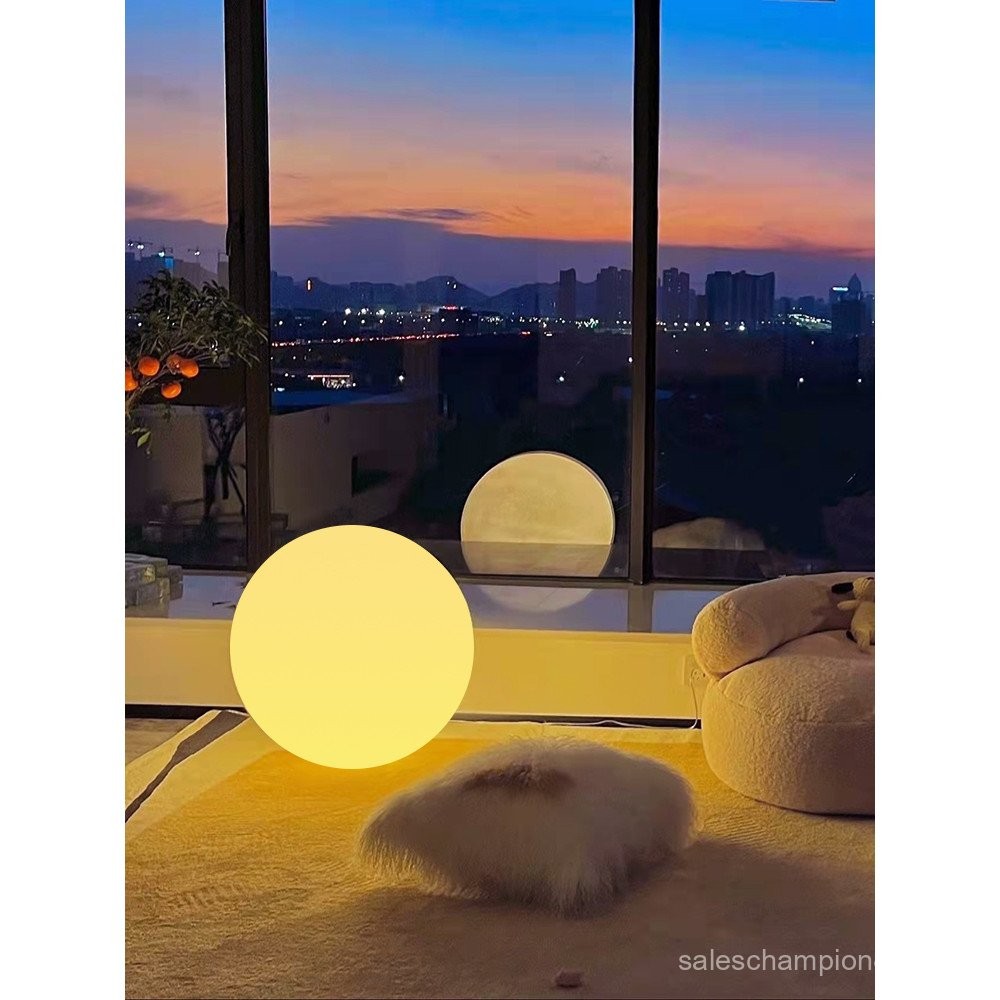 Ball Table Lamp Bedroom Floor Lamp Children's Bedside Influencer ins ...