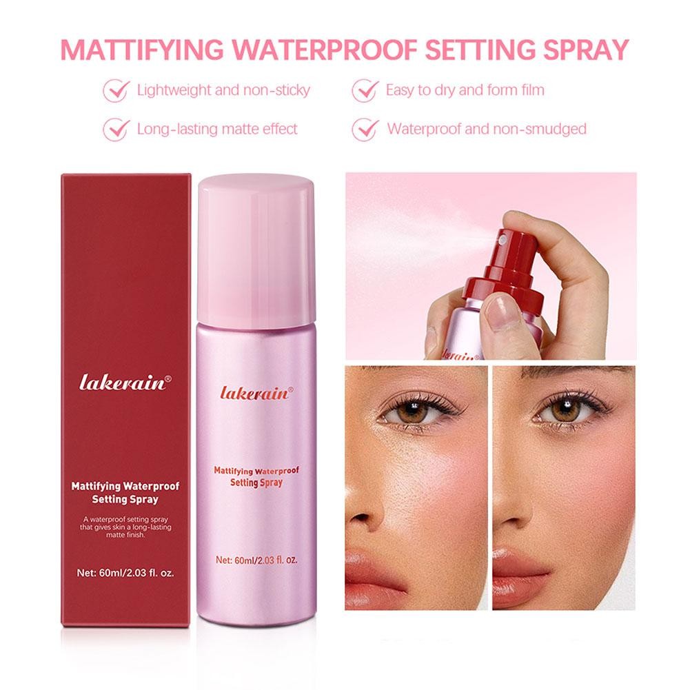 New 60ml Makeup Setting Spray Facial Mist Setting Spray Control Lasting ...