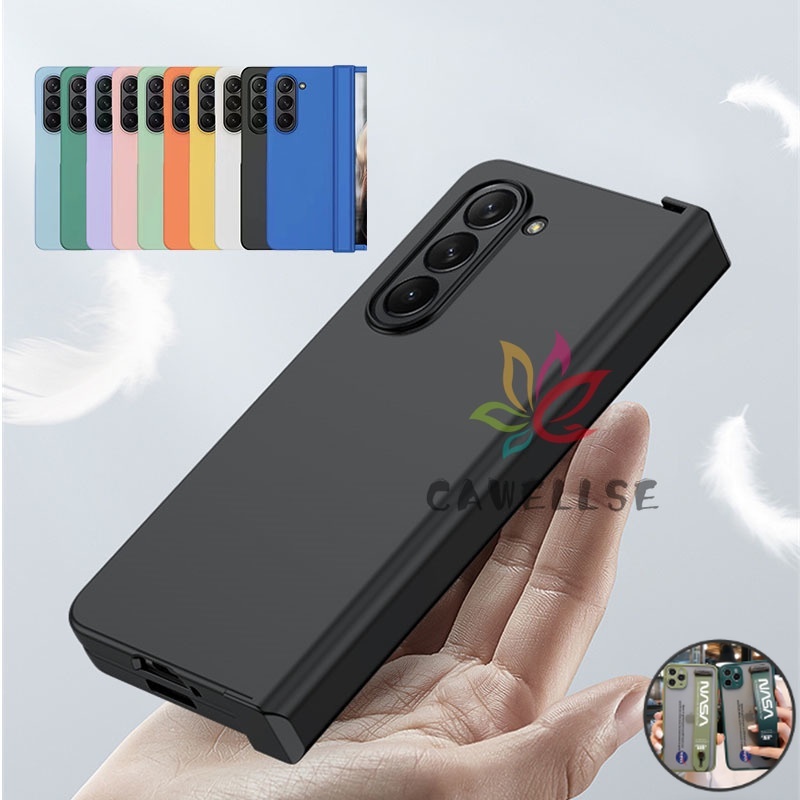 NC Liquid Lens Silicone Slide Camera Matte Casing Samsung Galaxy Z Fold ...