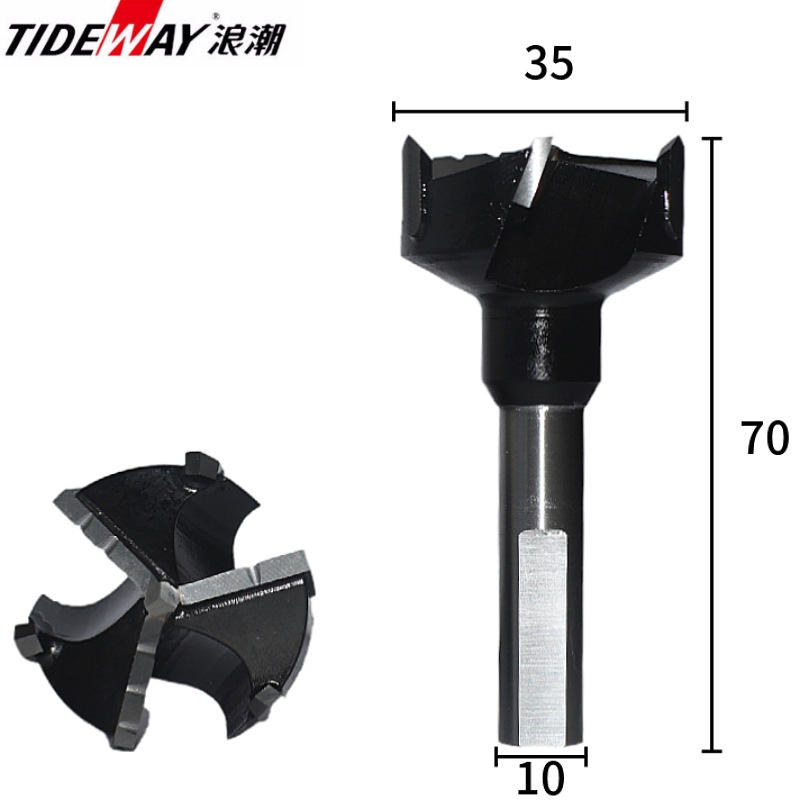 Woodworking Row Drill 15-60 Four-Blade Alloy Drill Bit Drilling ...