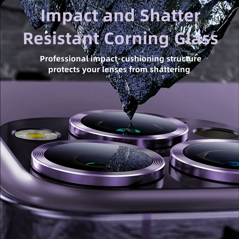 Titanium Color Camera Lens Protector For iPhone 13 14 15 Pro Max 14 15 ...