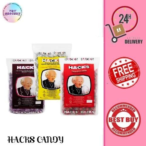 【SNACK】Ready Stock HACKS candy Original (Red)/ Black Currant (Purple ...