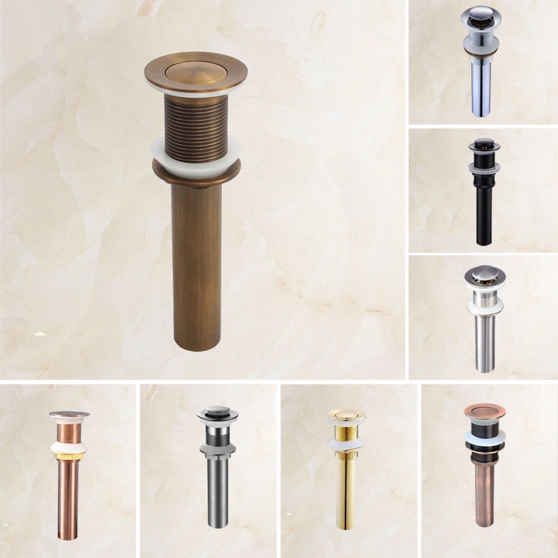 Bathroom Sink Basin Drain Drain Plug Vanity Vessel Pop Up Sink Waste ...