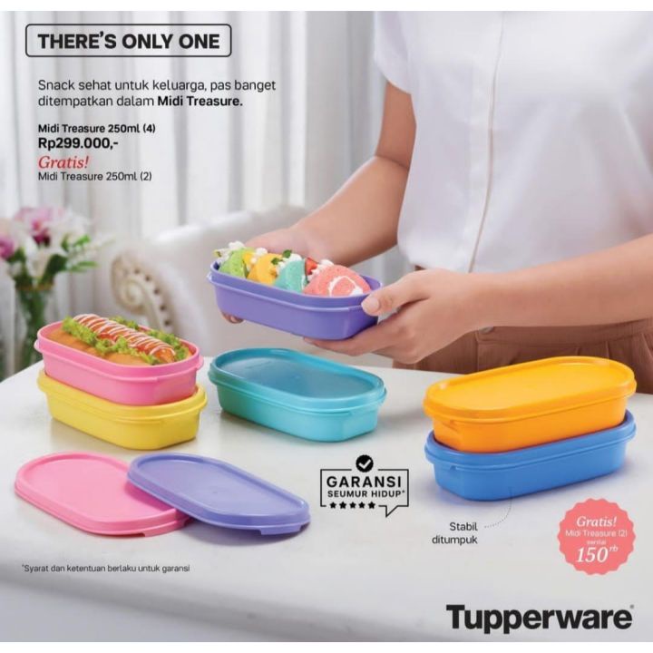 tupperware oval 250ml - 1 pc | Shopee Malaysia