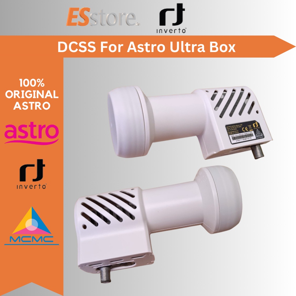 Original INVERTO ASTRO DCSS LNB Universal Alat Signal Satelite | Shopee ...