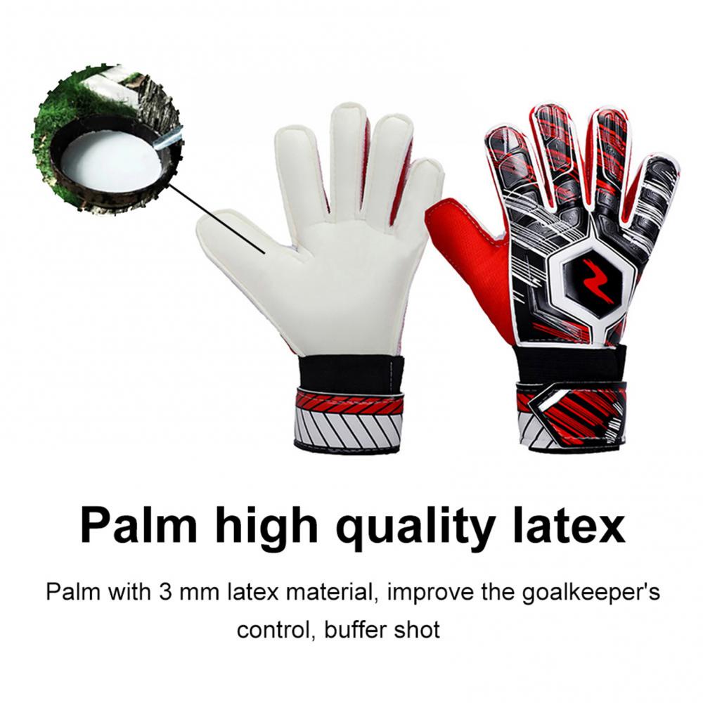 New Kids Gloves Football Soccer Goalkeeper Goalie Full Finger Hand ...
