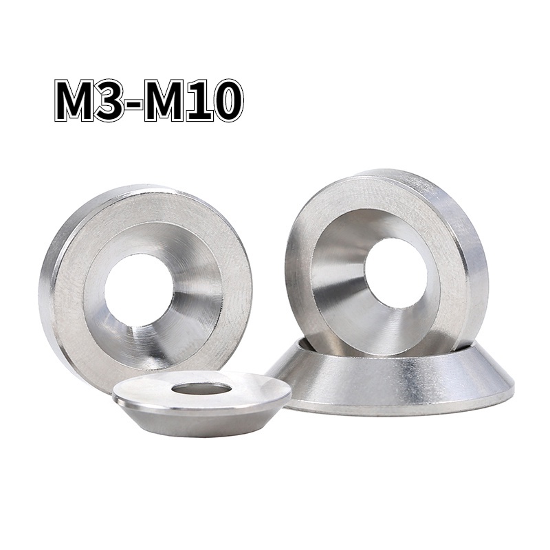[HNK] 304 Stainless Steel Fisheye Gasket Metal Countersunk Screw Concave Convex Bowl Type Solid ...