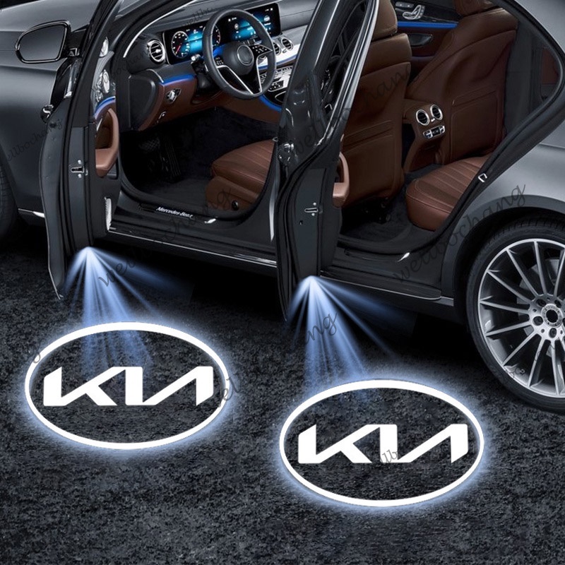 2 Led Lights Wireless Car Door Lighting For KIA Morning Forte Spectra ...