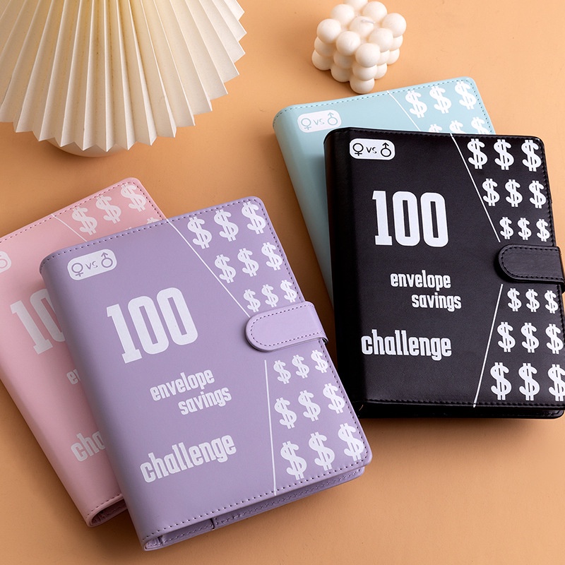 100 Envelope Challenge Binder 100 Day Challenge to Save Money Saving ...