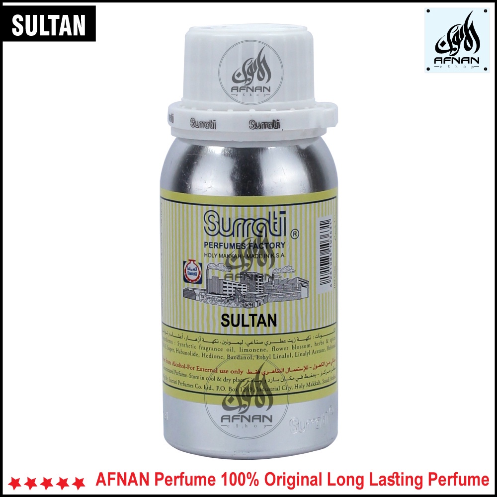 SULTAN SURRATI perfume Original Surrati KSA UNISEX Attar Pati Minyak ...