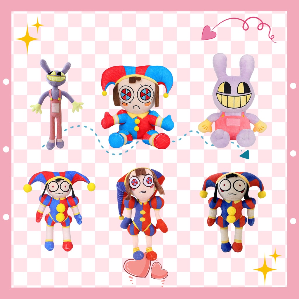The Amazing Digital Circus Digital Circus Cartoon Clown Plush Toy ...