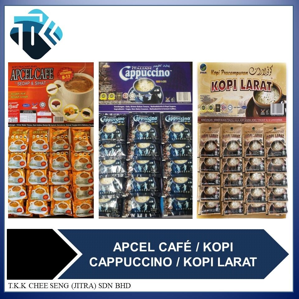 APCEL CAFE / KOPI CAPPUCCINO / KOPI LARAT - PAPAN | Shopee Malaysia