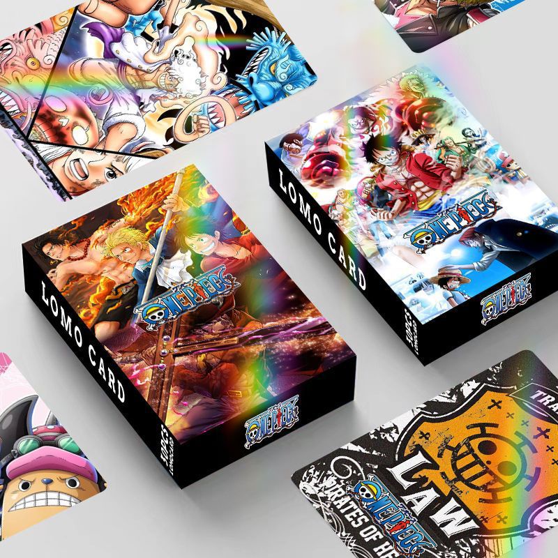 ONE PIECE Laser Flash Lomo Card Photocard 30pcs/box | Shopee Malaysia