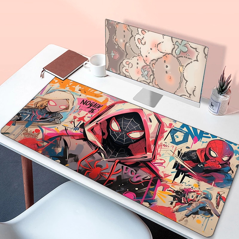 Spider-Mans Mause Pad Gaming Mousepad Gamer 900x400 Desk Mat Non-slip ...