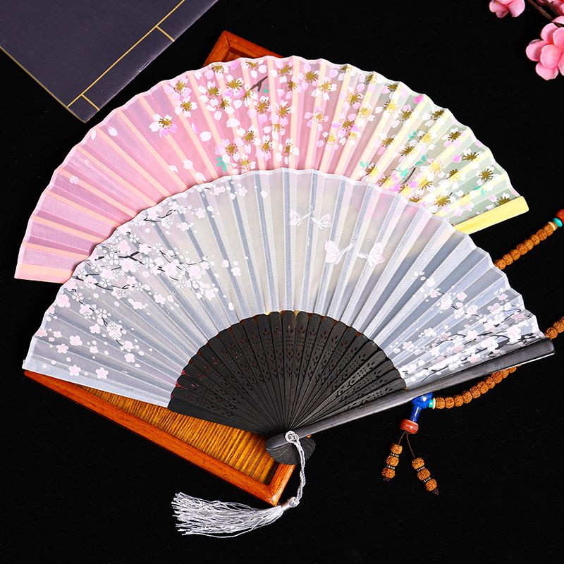 25 Styles Ancient Folding Fan Summer Hand Fan Elegant Crafts Chinese ...