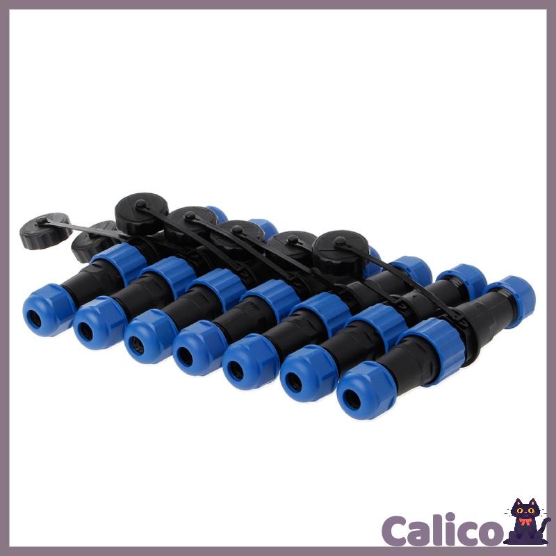 Cali 3 4 5 6 7 9 Pin IP68 Power Cable Connector Male Plug and Female ...