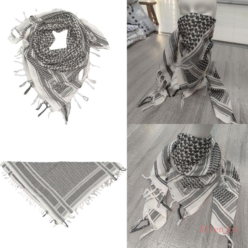 JOY Cotton Keffiyeh Tacticals Desert Scarf Wrap Shemagh Head Neck Arab ...