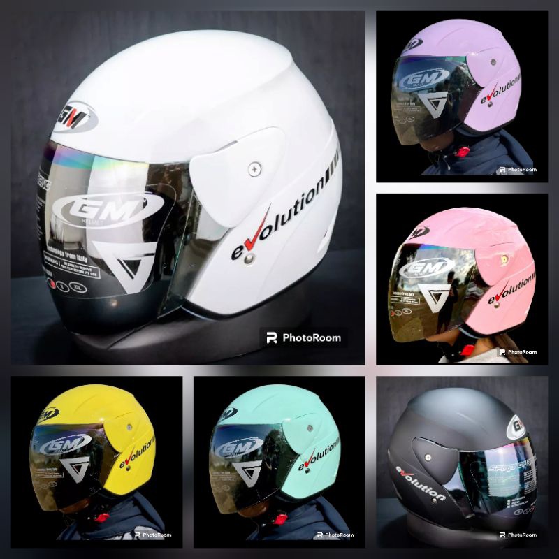 Original GM Evolution HELMET, LATEST PASTEL COLORS | Shopee Malaysia