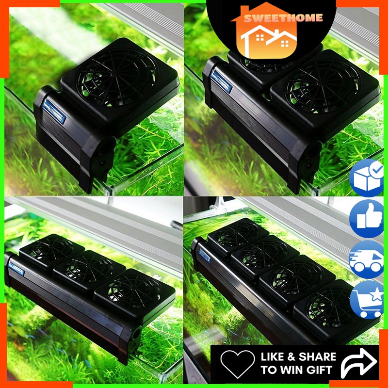 Aquarium Fan Akuarium kipas Fish Tank Fan [ Included adapter ] Fish ...