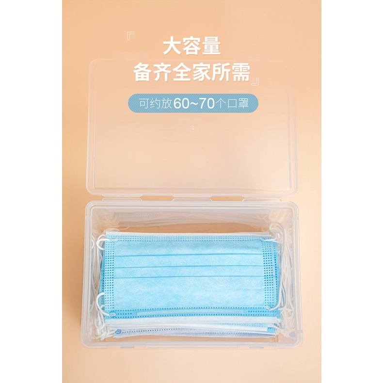 MASK STORAGE BOX CONVENIENCE HYGIENE COVERED BIGGER | Shopee Malaysia