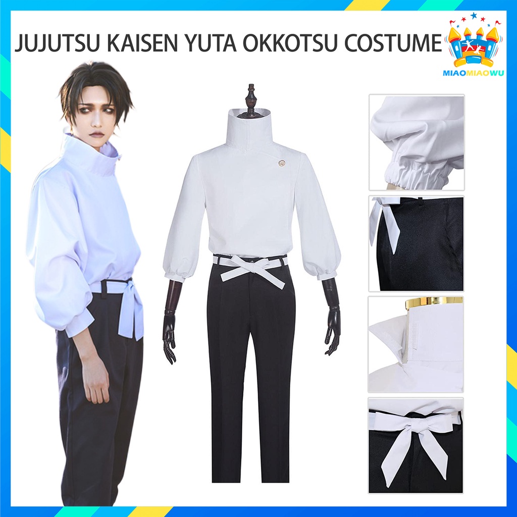 Anime Jujutsu Kaisen Yuta Okkotsu Cosplay Suit Costume Halloween Party ...
