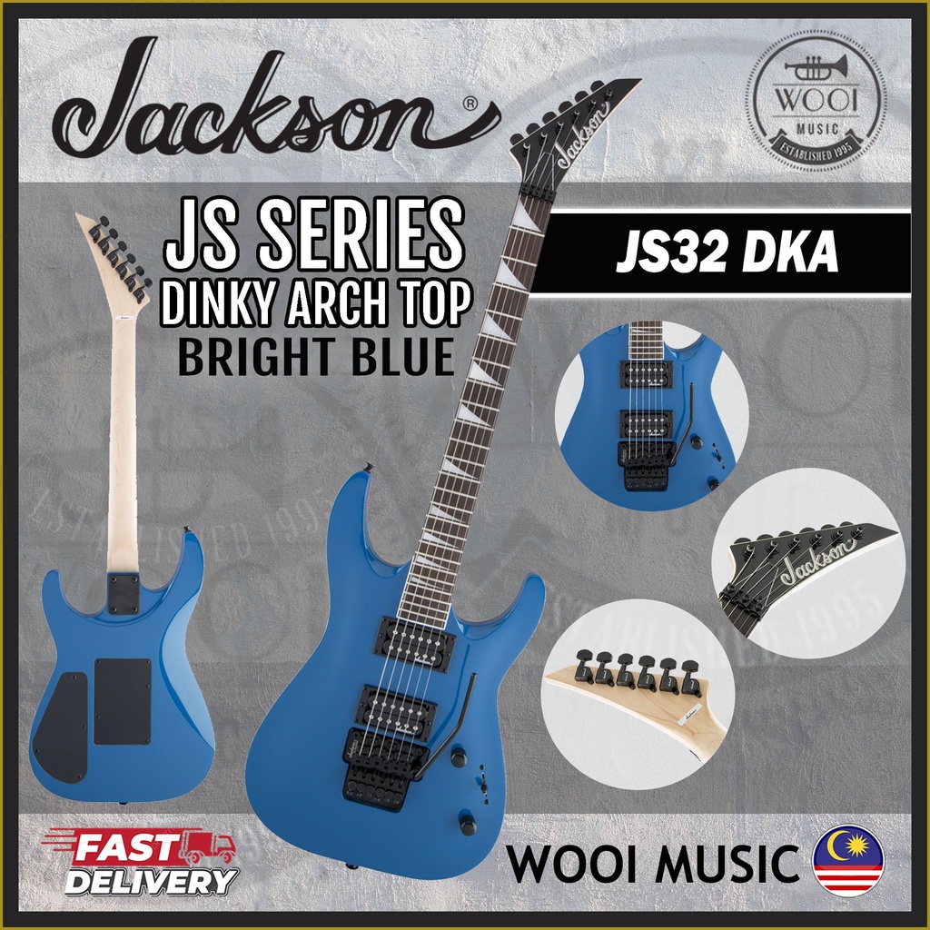 Jackson JS Series Dinky Arch Top JS32 DKA Electric Guitar w/Floyd Rose ...