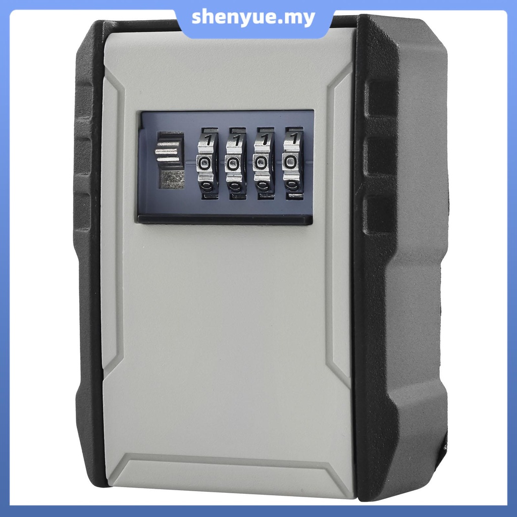 Key Safe Box Wall Mounted Key Lock Safe Box 4 Digit Combination Key Box ...