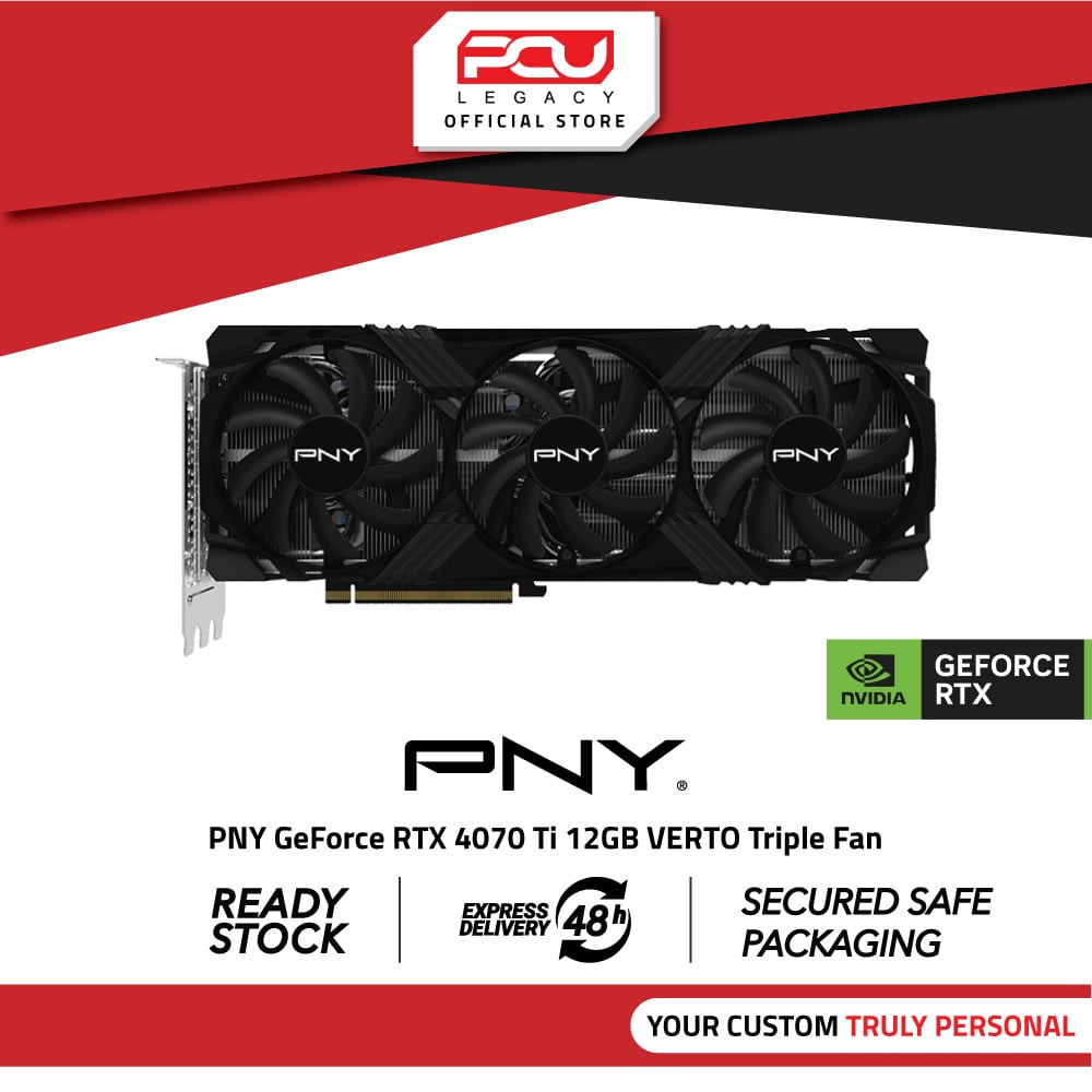 PNY GeForce RTX 4070 Ti 12GB VERTO Triple Fan | Shopee Malaysia