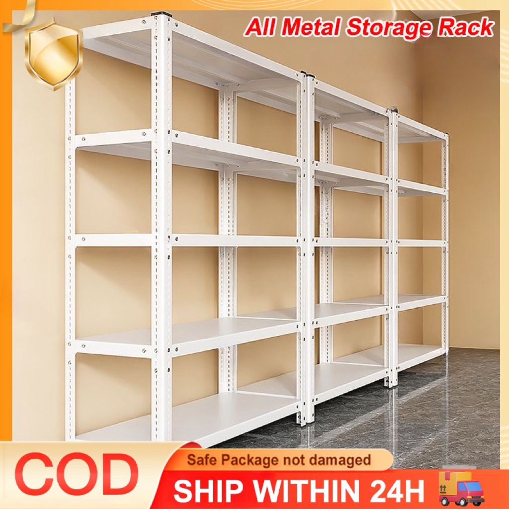 MOOM rak besi bertingkat Metal Rack 90/120CM Strong Load-Bearing Easy ...