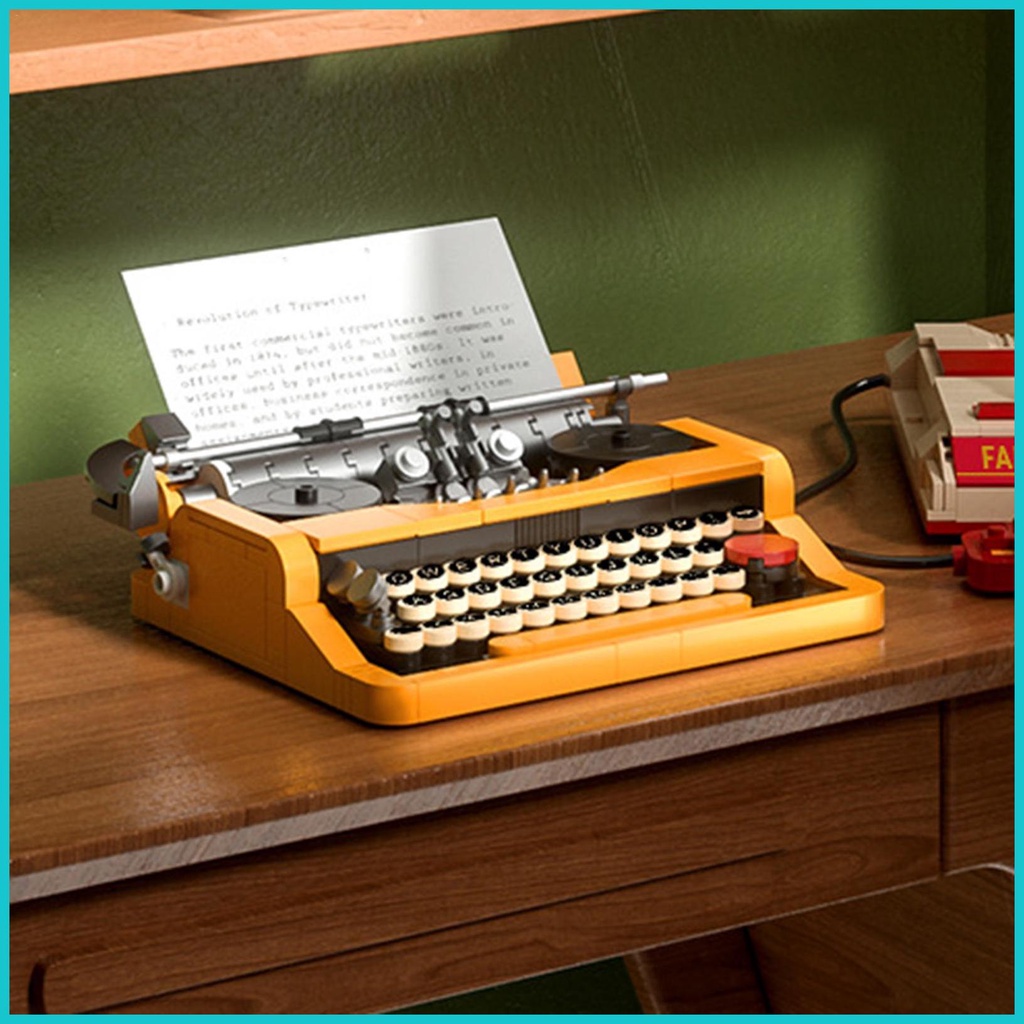 Typewriter Building Set for Adults Vintage Typewriter Building Set ...