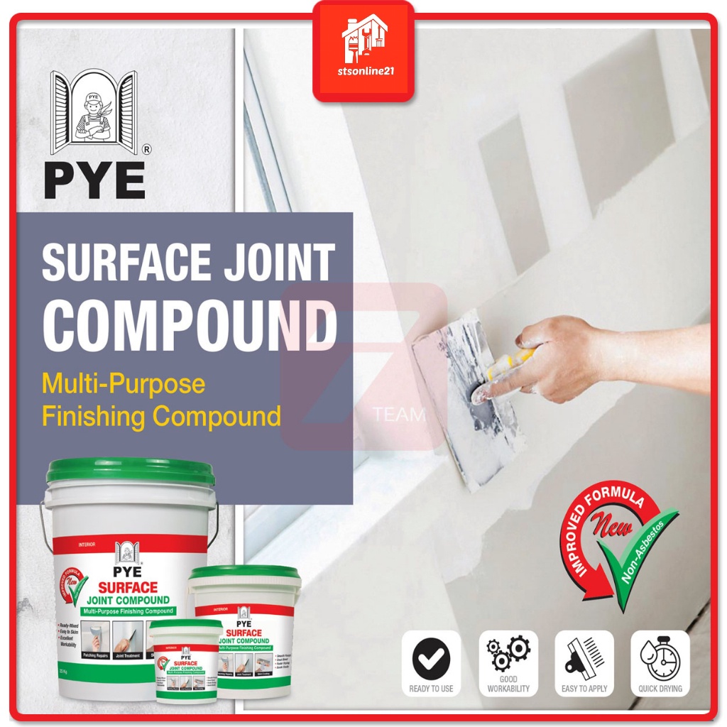 PYE Surface Joint Compound 1.5kg | Shopee Malaysia