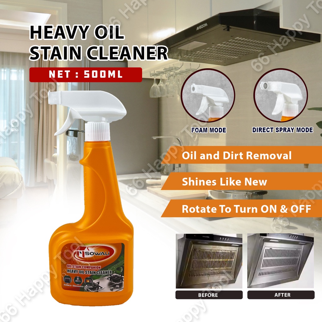 500ml Sowali Kitchen Cleaner Multi-Purpose Foam Heavy Oil Stain Spray Remover Range Hood ...