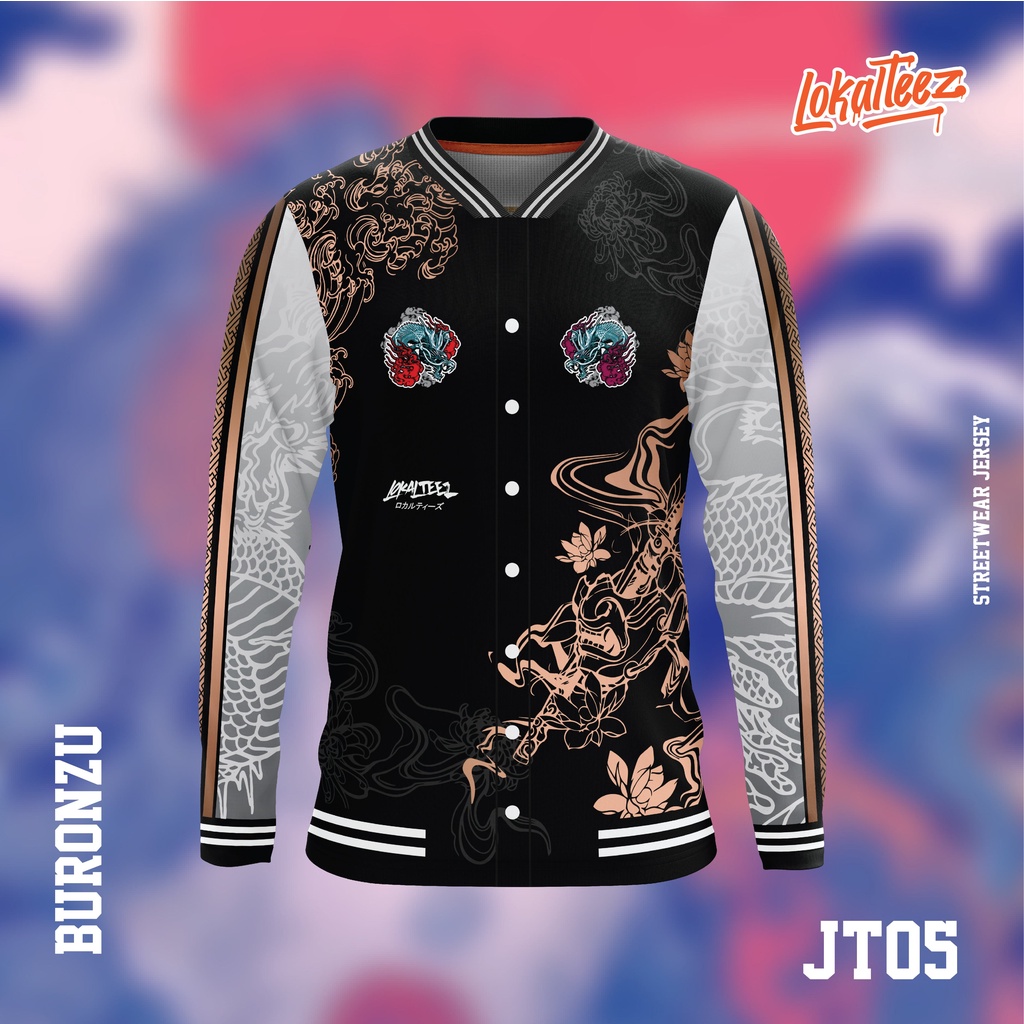 [JACKET] JT05 Uwagi Edition Buronzu 280GSM Varsity Jacket | Shopee Malaysia