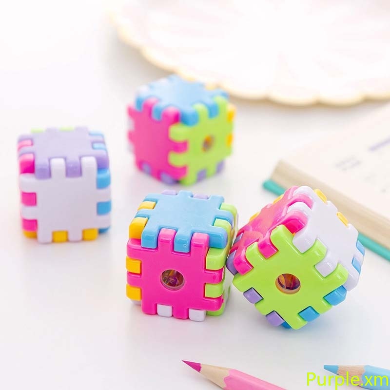 Rubik's Cube Pencil Sharpener Korea Stationery Student Gift School ...