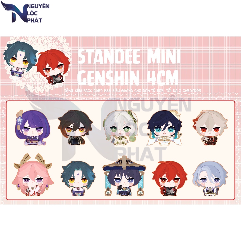 Standee mini 4cm Choose Genshin Impact (Many Models) nlp shop | Shopee ...